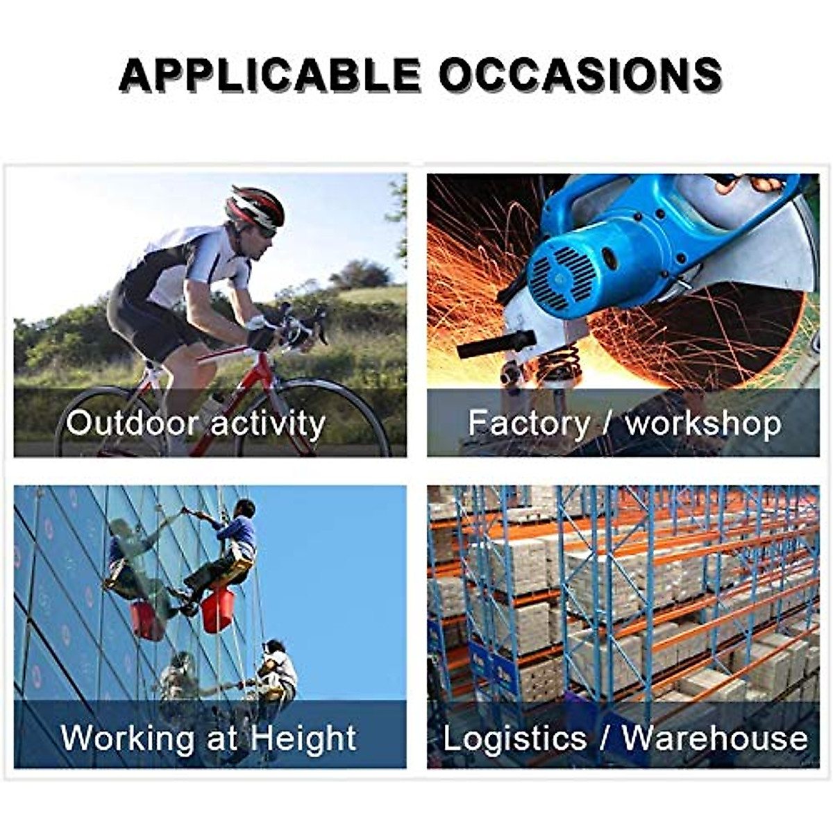 IMENORY Kevlar-Sleeves Arm Protection Sleeves with Thumb Hole, [18" Inch Long, 9"-14" Wide] Safety Arm Guide Cut, Heat Resistant Protective Mechanic Sleeves for Men, Women 1Pair - Black [Newest 2023]