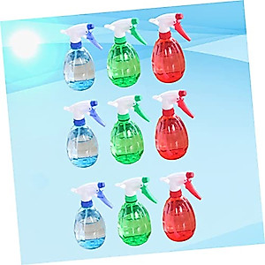 Yardwe 9Pcs Watering Can Watering Tool Hand Pressure Sprayer Refillable Sprayer Hair Spray Bottle Empty Mist Spray Bottle plastic spray bottles clear plastic containers small containers