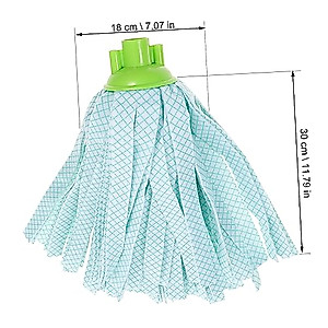 Hemoton 2pcs Mop Replacement Head Commercial Mop Microfiber Mop Sponge Mop Floor Cleaning Tool Mop Head Refill Cotton Floor Cleaning Practical Mop Cloth Mop Head Replacement Wipe The Floor