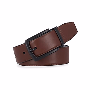 Skechers Mens Casual & Dress Belt, Black/Brown (Stretch Performance Reversible), 36