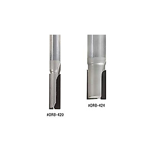 Amana Tool - PCD Diamond 1/4" D 1/4 Shank 2Fl (DRB-420), Industrial Grade