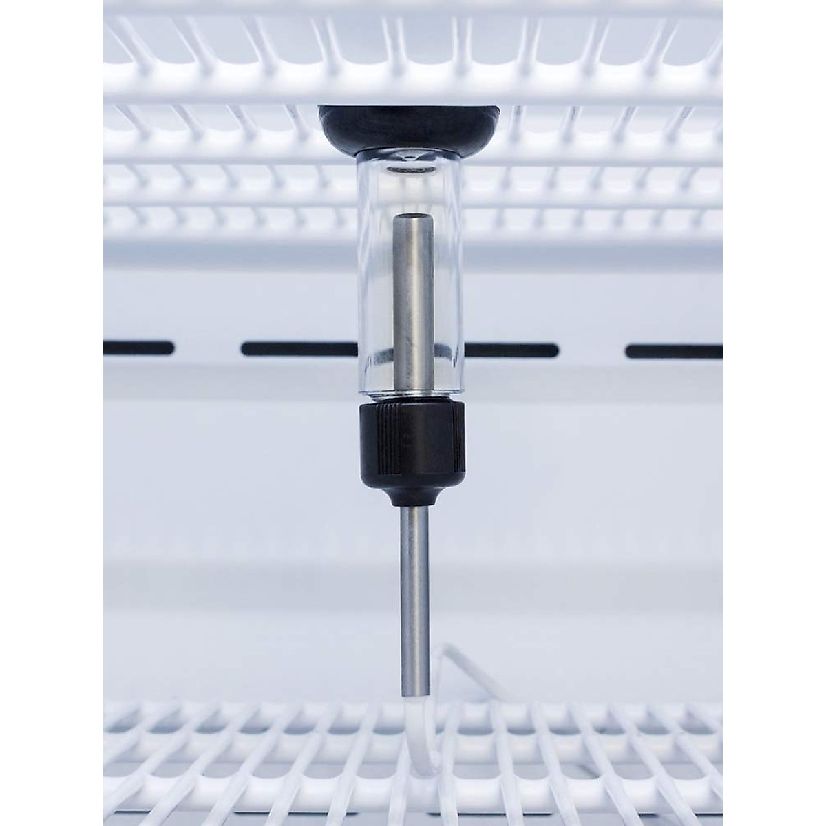 Summit Appliance ARG3PV Pharma-Vac Performance Series 3 Cu.Ft. Counter Height Commercial Vaccine All-Refrigerator with Glass Door, Automatic Defrost, Digital Thermostat and White Cabinet