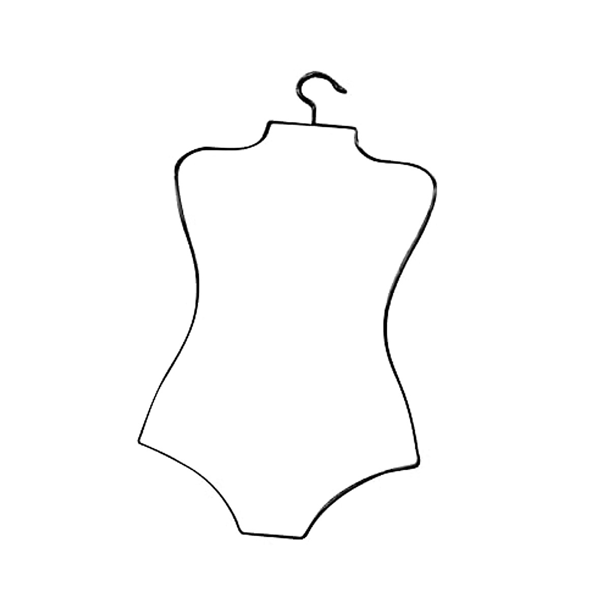 Kids Wire Body Shape Swimsuit Display Hanger, Boys Girls Dress Holder, Beachwear Rack, Bathing Suit Hanger for Bedroom Closet Dress Bikini Home