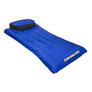 Swimline 9057 Swimming Pool Inflatable Fabric Covered Air Mattress (3 Pack)