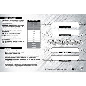 Renegade Game Studios Power Rangers Roleplaying Game Expanded Character Sheet Journal, Customize and Develop Characters