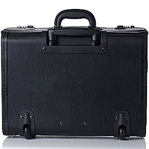 Alpine Swiss Rolling 17" Laptop Briefcase on Wheels Attache Lawyers Case Legal Size