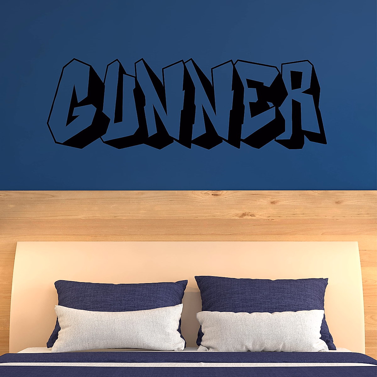 Graffiti Name Wall Decal Sticker Custom Name Wall Decal Girls Room Boys Room - Personalized Name Wall Decal Nursery Decal - Baby Monogram Vinyl Wall Art (16" Wide x 5" high)
