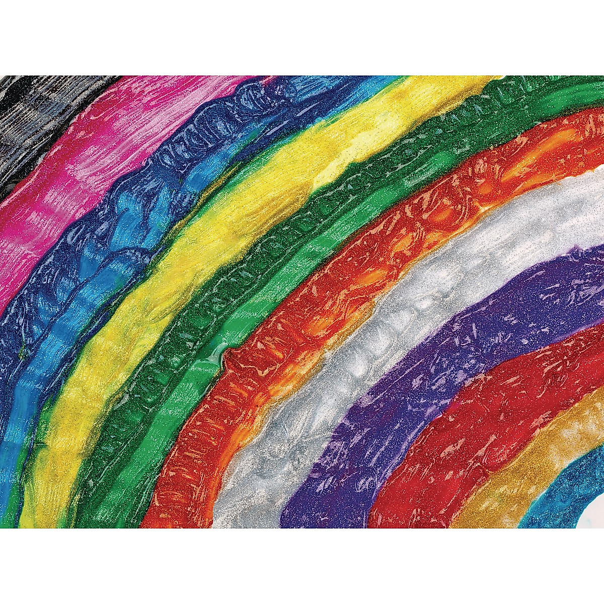 Colorations Washable Glitter Paint for Kids, Each 16 fl oz, 5 Colors, Non-Toxic Glitter Paint, Kids Paint,Kids Glitter Paint, Glitter Paint for Children