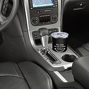 Stop Asking Me Why I'm Crazy I Don't Ask U Why You're Stupid Tumbler With Lids Insulated For Dad Beach