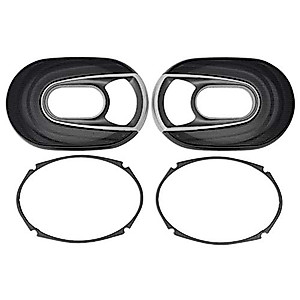 Polk Audio (2) MM692 6x9 900w 3-Way Car Audio/Marine Speakers+2-Ch Amp+Wire Kit