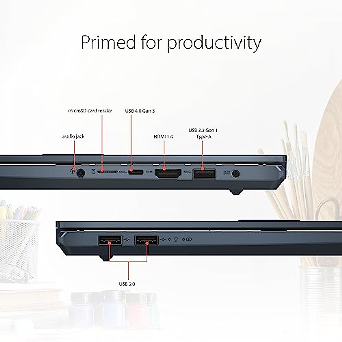 ASUS Vivobook Pro 15 Laptop, 15.6” FHD Display, AMD Ryzen 9 7940HS Mobile CPU, NVIDIA® GeForce® RTX™ 4060 Laptop GPU, 32GB RAM, 1TB SSD, Windows 11 Home, Quiet Blue, M6500XV-EB96