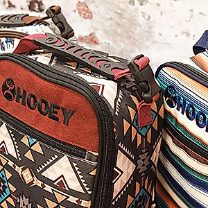 HOOEY Waterproof Liner Mesh Pockets Collapsible Lunch Box with Handle and Strap (Cream/Brown)