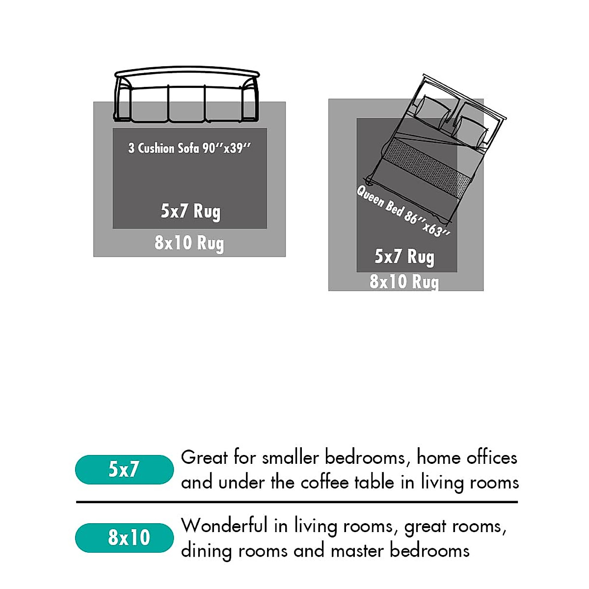 Non Slip Rug Pad Gripper - 9x12 Feet 1/4” Extra Thick Felt Under Rug for Area Rugs and Hardwood Floors,Super Cushioned Non Skid Carpet Padding