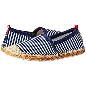 Sea Star Beachwear Beachcomber Espadrille Water Shoe (Toddler/Little Kid/Big Kid) Navy/White Microstripe 1 Little Kid M