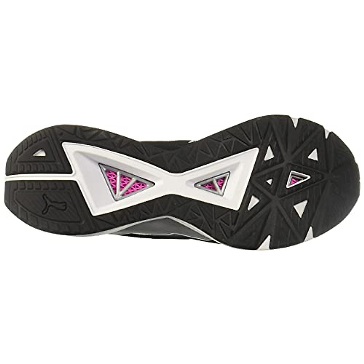 PUMA womens Ultraride Cross Trainer, Puma Black-metallic Silver, 8 US