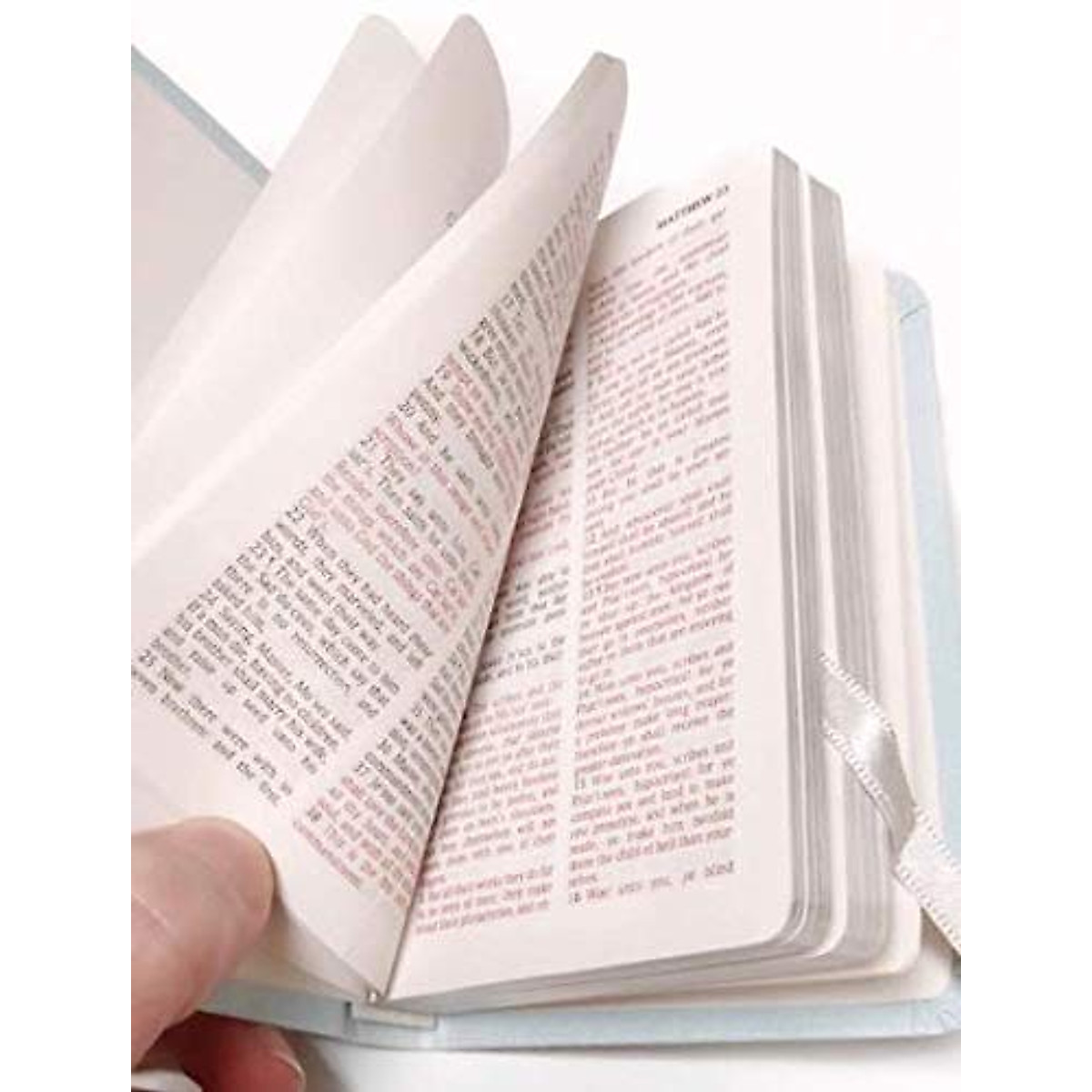 Pacidoodle Personalized Baby Bible Engraved with Baby's Name (White)