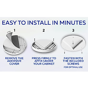 Jar Opener, Under Cabinet Jar Opener, Useful Kitchen Gadget, Can Openers Prime For Seniors With Arthritis,Jar Opener For Weak Hands, Single Hand Under Counter Can Opener