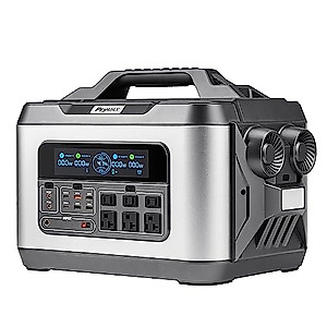 Steelite Portable Solar Power Station, 2220Wh Solar Generator with 6 2200W AC Outlets Peak 4500W, 18-Port Lithium Battery Backup with LED Light for Outdoor Camping, Home Use, Emergency