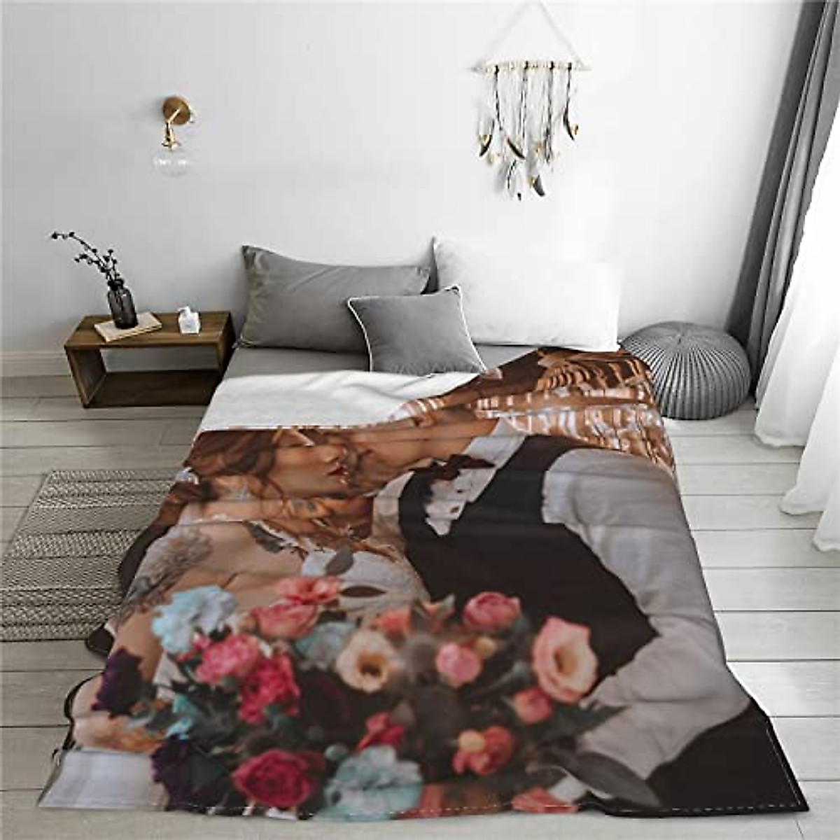 Custom Blanket Personalized Blanket Customized Blanket Collage Flannel Throw Blankets with Photos Text Picture Couch Blankets for Mother Father Family Birthday Friends Gift 80"x60"