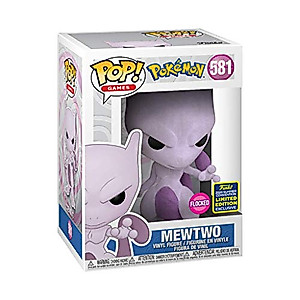 Funko Pop! Games #581 Pokemon Flocked Mewtwo (2020 Summer Convention Exclusive)