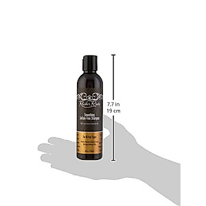 Rucker Roots Smoothing Sulfate Free Shampoo |Ginger, Turnip, Carrot Root Oils| For All Hair Types| Gentle Cleanser| Shea Butter| Argan Oil| Cocoa Seed Butter| Antioxidants