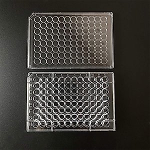 Tissue Culture Plate 96 Well - with Lid, Flat Bottom, Individual Pack (Pack of 10)