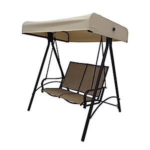 Mainstays Sand Dune Sling Outdoor Swing, Seats 2