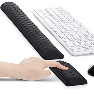 Gimars Large Ergonomic Mouse Pad with Memory Foam Wrist Rest
