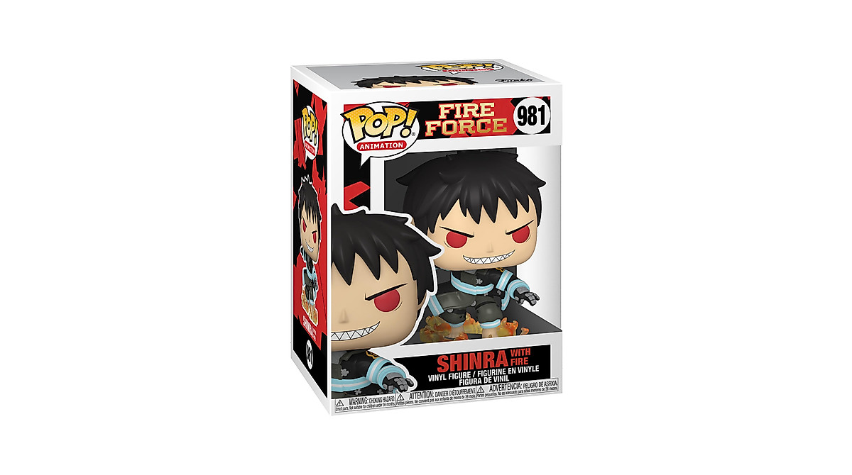 Funko POP Fire Force: Shinra with Fire Vinyl Figure