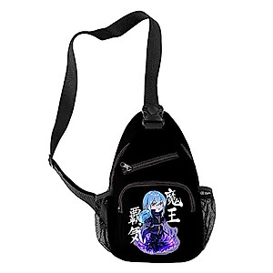 That Time I Got Reincarnated as a Slime Merch Satchel Oxford backpack Teenager Bag Travel Backpack (6)