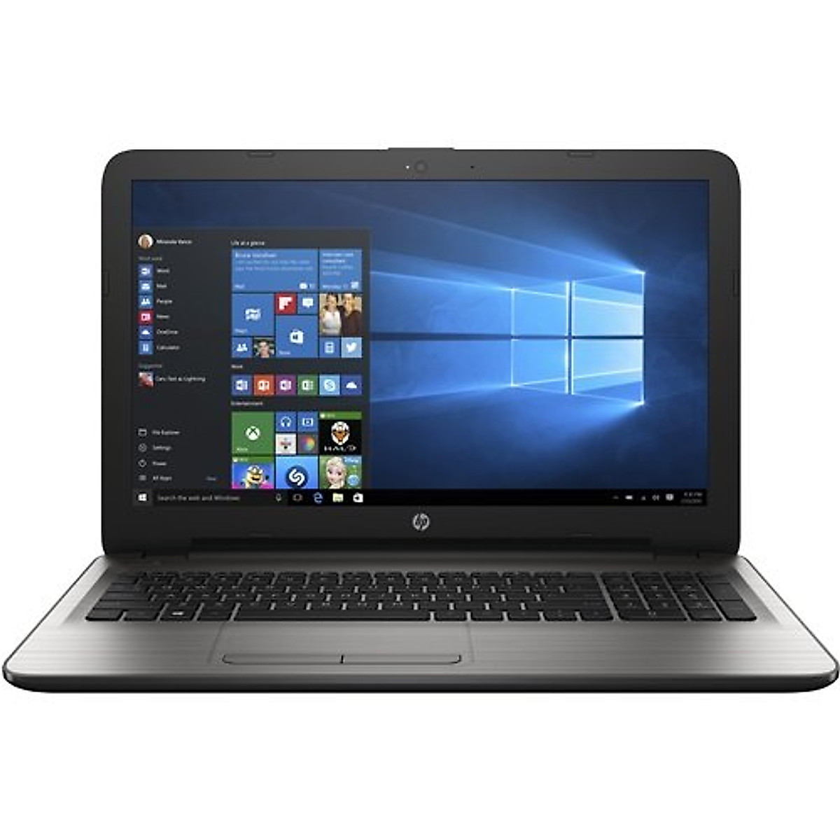 HP 15-ay039wm 15.6 inch laptop ( i3-6100U 2.3GHz, 8GB RAM, 1TB HDD, DVD Burner, Windows 10, Silver)
