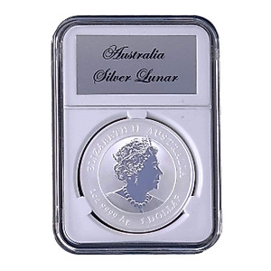 Ursae Minoris Elite Certified-Style Coin Holder for Australian Silver Lunar or Kookaburra 1 Ounce 3 Pak