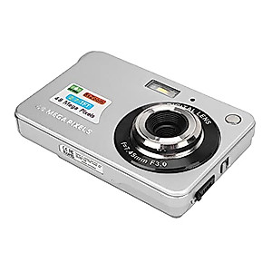 4K Digital Camera, Compact Camera, 48MP 2.7in LCD Display 8X Zoom Anti Shake Vlogging Camera USB Cable for Photography Continuous Shooting (Pink)