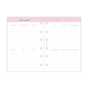 Filofax Pocket Confetti Week to View Diary, organizer diary, 2023, diary refill, calendar, White