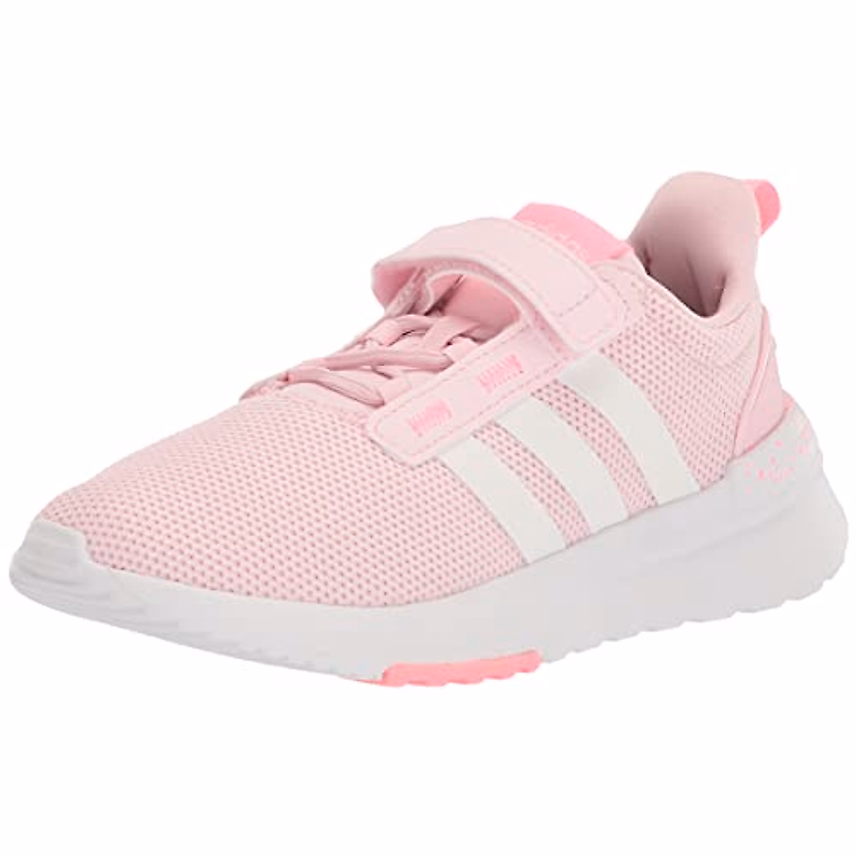 adidas Baby Racer TR21 Running Shoe, Clear Pink/Zero Metallic/Beam Pink, 6 US Unisex Infant