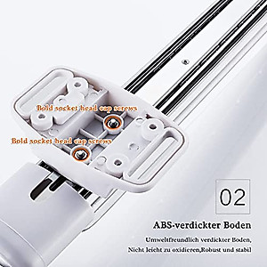 Extendable Closet Pull Out Rod,Retractable Metal Closet Valet Rod, Closet Rods for Hanging Clothes, Pull Out Clothes Hanger Closet, Multifunction Clothing Rack for Clothing Storage,5 Pcs Pants Rack