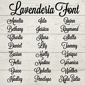 Wooden Custom Name Sign, Nursery Name Sign, Family Name Signs, Choice of Size & Fonts!