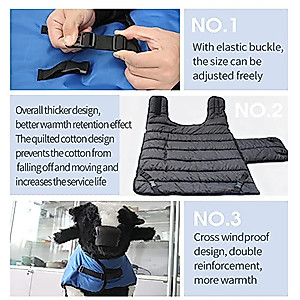 Calf Blanket Calves Warm Clothes Calf Saver Coat Warmming Jacket Vest Keep Cow Goat Warm Thickend Windproof Belly Protection Large Size 1PCS