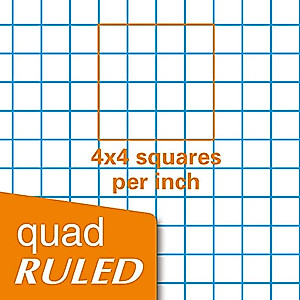 KAISA Composition Notebooks, Graph Ruled, 9-3/4" x 7-1/2" Quad Ruled, Black Marble Covers Composition Notepads Journal Notebooks 100 Sheets 4 Pack