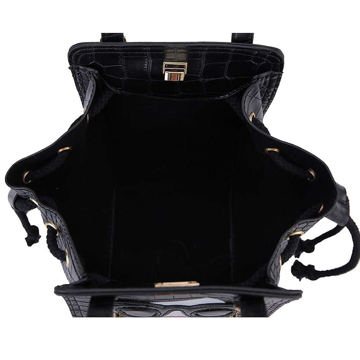 ENJOININ Novelty Lady Face Purses and Handbags for Women Casual Shoulder Bag Fashion Bat Bag