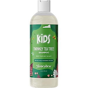 Cleansing Kids Shampoo for Dry Scalp - Dry Flaky Scalp Care Shampoo for Kids and Hair Build Up Remover with Tea Tree Oil and Rosemary Essential Oils for Hair Care - Kids Scalp Cleanser for Build Up