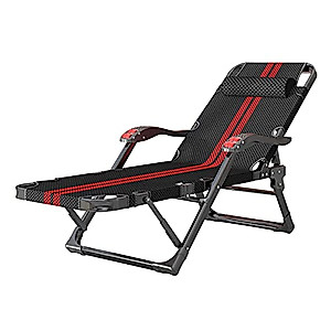 ABaippj Zero Gravity Sunlounger Garden Reclining Chair Foldable Relaxing Recliner, Adjustable Headrest for Beach Patio Camping Poolside BBQ