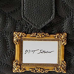 Betsey Johnson Spider Bifold Wallet, Black