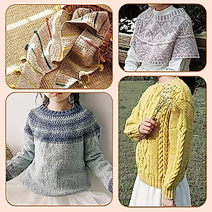 1 PCS 50g 100% Merino Wool Yarn, 6-Ply Warm and Soft Yarn for Hand Knitting and Crocheting, 140 Yards Yarn for Hand DIY Clothes, Scarves, Hats(Pink)