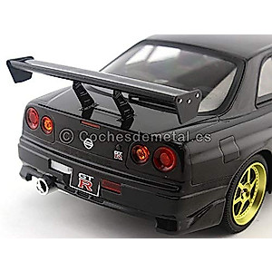 Greenlight 19030 1999 Nissan Skyline GT-R (R34), Black