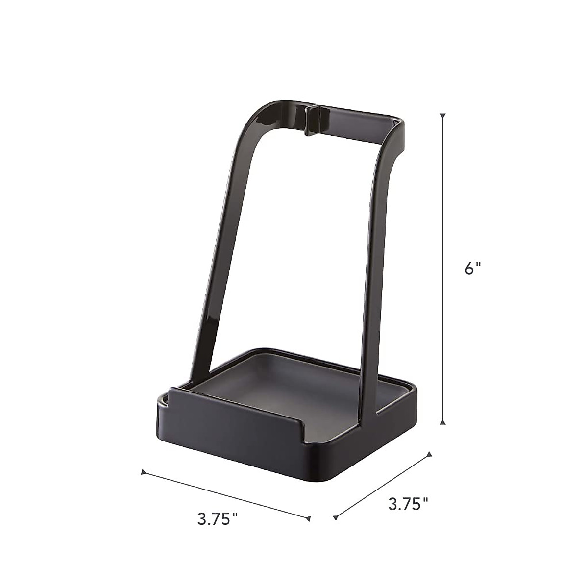 YAMAZAKI Home 2249 Tower Ladle Holder-Lid Stand for Utensils in Kitchen, Black 2248-P