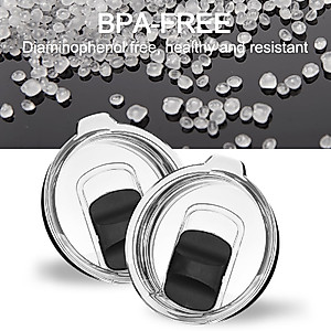 4 Pack 20 oz Magnetic Tumbler Lid, 20 oz Replacement Lid for Yeti Lids Compatible with YETI Rambler or Old Style Rtic Coffee Tumbler, Magnetic Spill Proof Tumbler (20oz, Count, 4)