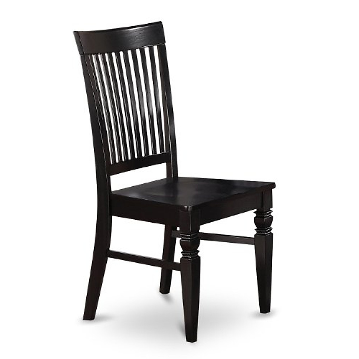 East West Furniture Logan 9 Piece Room Furniture Set Includes a Rectangle Kitchen Table with Butterfly Leaf and 8 Dining Chairs, 42x84 Inch, Black