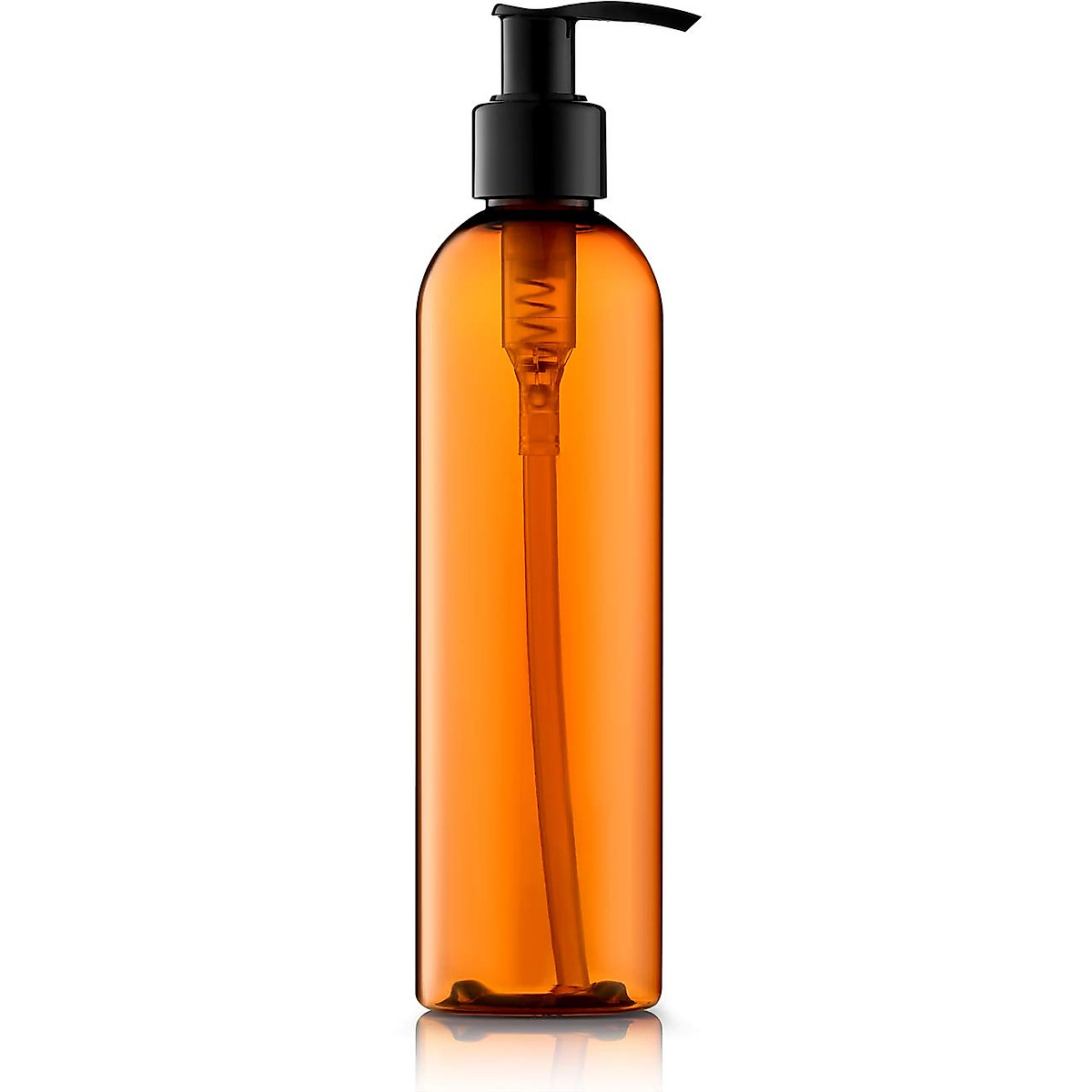 Bar5F Pump Bottle Dispenser 8.5-Ounce UV Protection for Lotion Oil Cream Soap Shampoo Empty Refillable BPA-Free 6-Pack