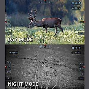 ATN Binox 4K Day&Night Smart Binoculars, Black, 4-16X